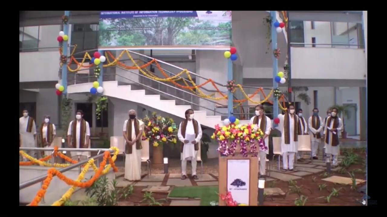 IIIT-HYDERABAD CELEBRATES E-CONVOCATION2020