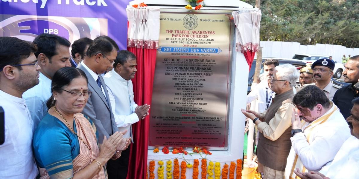 Hyderabad’s first ‘traffic park’ inaugurated at DPS Nacharam - Navyamedia